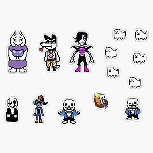 Amazon.com - Undertale - Random Sticker Pack 2 Vinyl Sticker Laptop ...