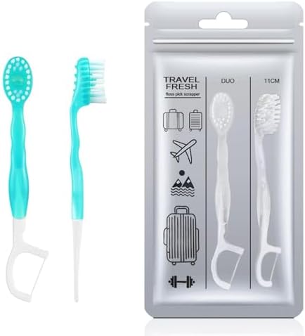 Amazon.com : +skin TravelFresh Disposable Travel Toothbrush Set with ...