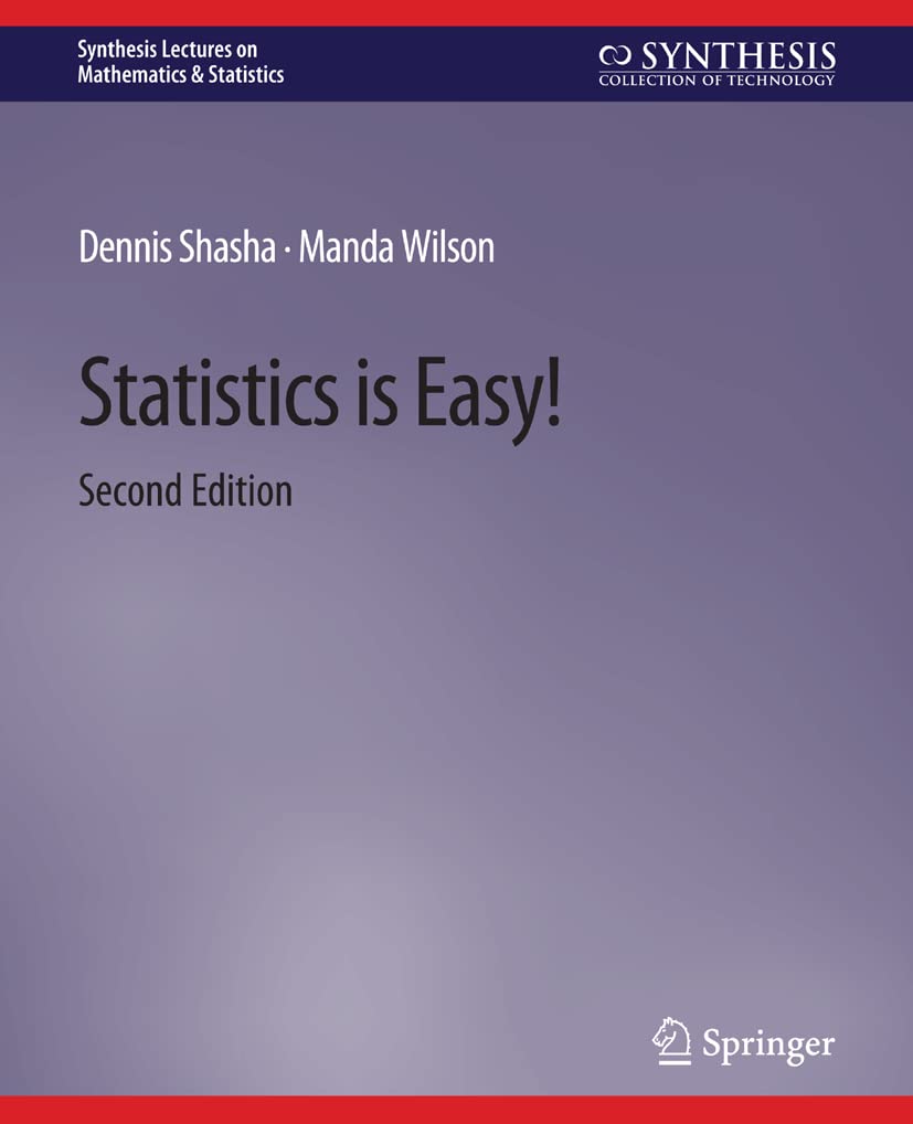 Buy Statistics is Easy! 2nd Edition (Synthesis Lectures on Mathematics ...