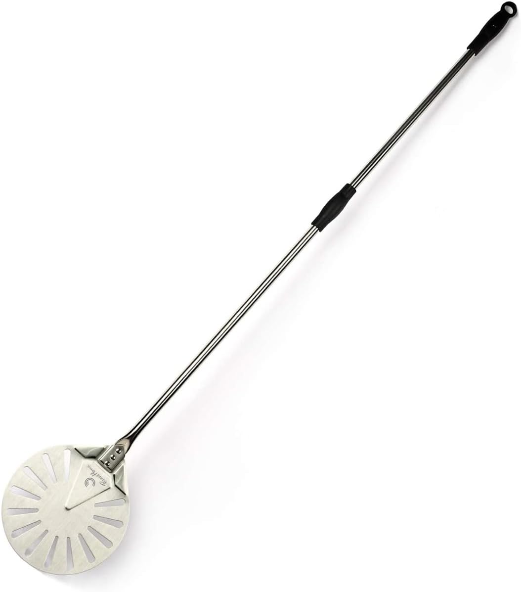 Amazon.com: Onilini 9" Perforated Pizza Turning Peel, 304 Stainless ...