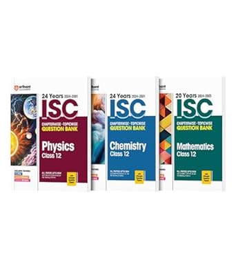 ISC Chapterwise Question Bank Class 12 Physics, Chemistry, Mathematics ...