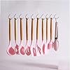 Amazon.com: home essentials-19 piece-pink kitchen utensils set; pink ...