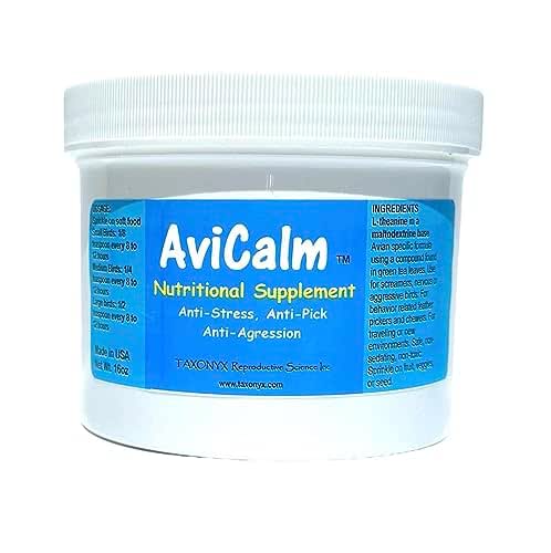 Amazon.com: Avicalm Calming Supplement for Birds (16 oz) : Pet Supplies