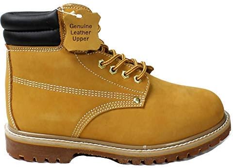 Amazon.com: LABO Fuda Men's Leather Working Boot - 6311-TAN-10 ...