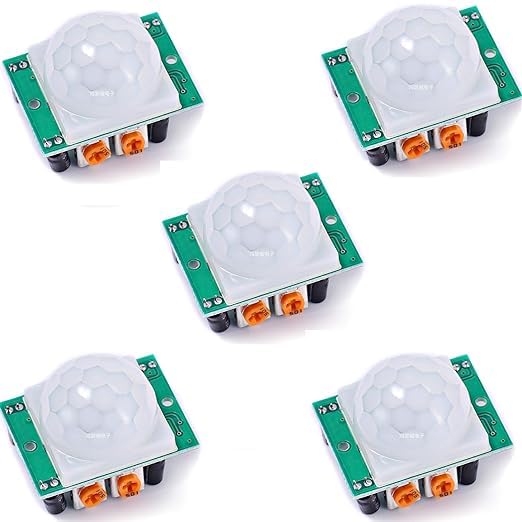 SP Electron Pack of 5 HC-SR501 PIR Sensor Infrared IR Body Motion Module - 5 Pcs : Amazon.in ...