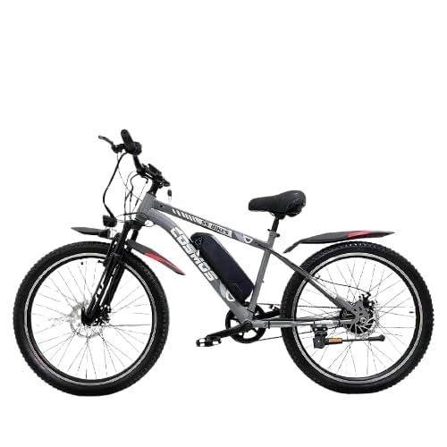 SS Bikes Cosmos Premium (Grey) 26T Electric Bicycle | 250W BLDC Motor ...