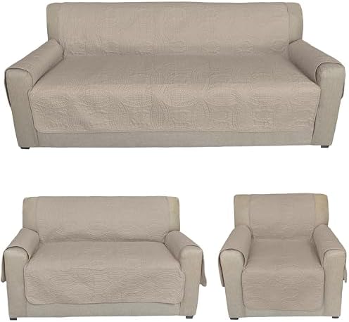 Yamel Hogar - Cubre Salas–Set de 3 Piezas – Individual, Love Seat ...