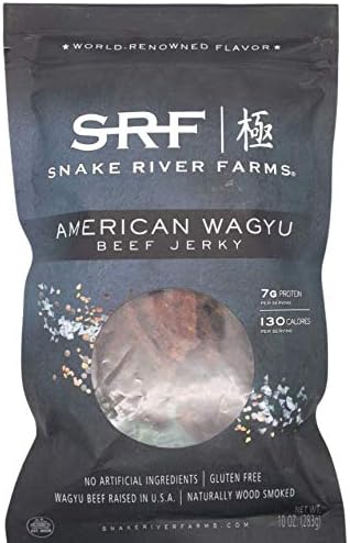 Amazon.com: Snake River Farms American Wagyu Beef Jerky, 10 Ounce