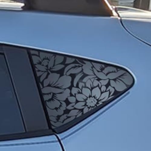 Amazon.com - Xinghe 2pcs for CrossTrek XV 2024 Rear Side Window Floral ...