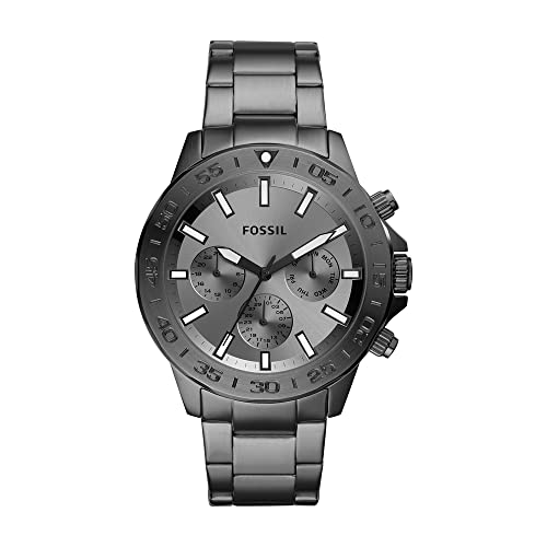 Fossil Stainless Steel Bannon Analog Gray Dial Men's Watch-Bq2491 ...