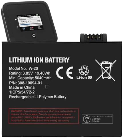 Amazon.com: Senpinkboo for Netgear Nighthawk M6 Pro MR6500 Battery W-20 ...