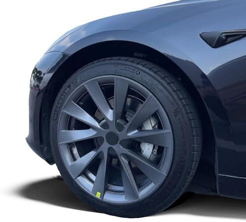 Amazon.com: Tesheer for Tesla 2021-2023 Model 3 Wheel Cover 18 Inch Hub ...