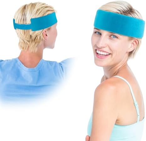 Amazon.com: 2 Pack Migraine Ice Pack + 1 Pack Headband,Ice Head Wrap ...