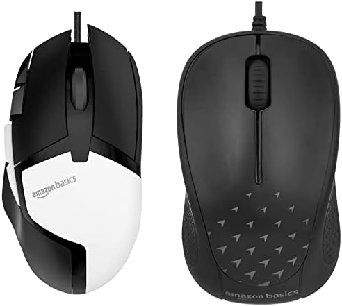Amazon.in: Buy Amazon Basics Wired Gaming Mouse, 4000 DPI, Lightweight ...