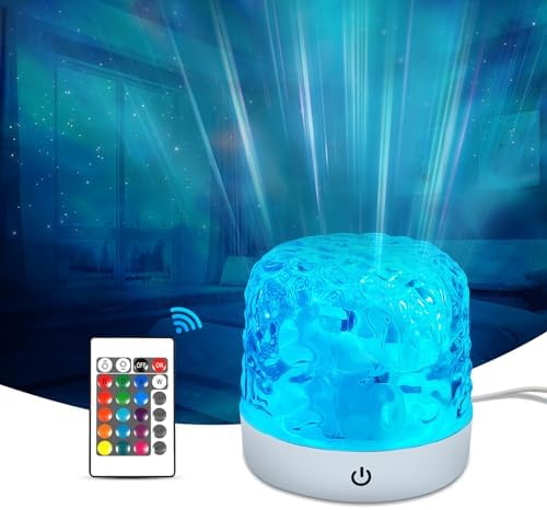 KAGIWEI Northern Lights Ocean Wave Projector Lamp,16 Colors Gradual ...