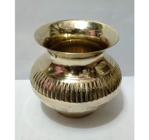 Buy Mirza Elevation Brass Pall Salai Lota Kalash Pooja Lota for Puja ...