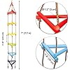 Triangle rope Ladder for Kids with Ground anchoring - Outdoor or Indoor ...