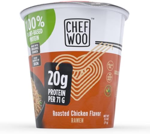 Amazon.com: Chef Woo, Ramen Roasted Chicken Flavor, 2.5 Ounce : Grocery ...