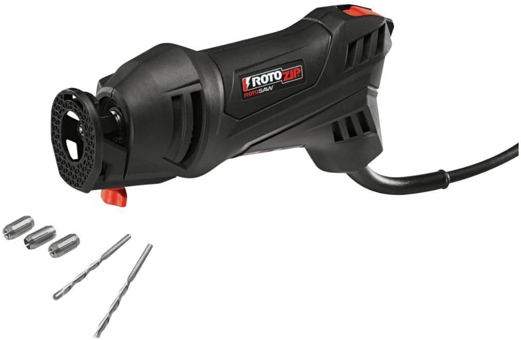 Rotozip SS355-10 5.5 Amp High Performance Spiral Saw Tool Kit with (3 ...