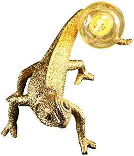 LAZHUG Modern Resin Small Animal Table Lamp,Cute LED Chameleon ...