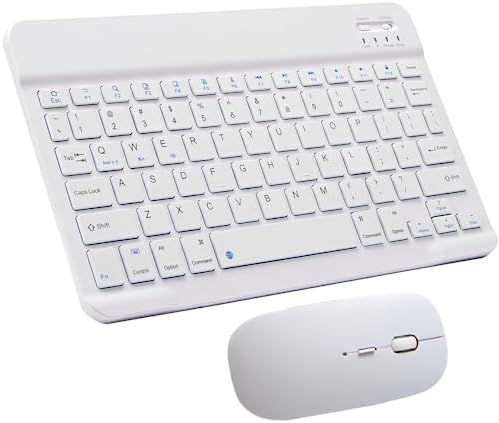 Wireless Keyboard and Mouse Set, 2.4G Portable Small Thin Wireless ...