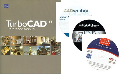 Amazon.com: Turbocad Deluxe V14 with Full Manual. Precision 2D Drafting ...