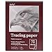 Amazon.com: Tracing Paper for Drawing, 9 X 12'' Tracing Paper Pad, 75 ...