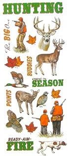 Amazon.com: Stickabilities Stickers Sheet - Hunting : Arts, Crafts & Sewing