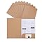 10 Pcs A4 Kraft Paper File Folder with Cards Slot Book Pockets Project ...