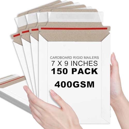 Amazon.com : party greeting 150 Pcs 7 x 9 Inch Rigid Mailers Self ...