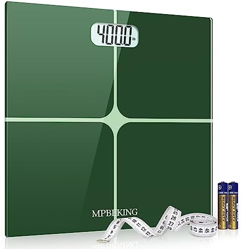 Amazon.com: BEAUTURAL Digital Bathroom Scale for Body Weight, LCD ...