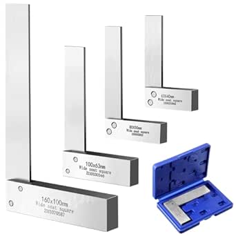 Lancisism Machinist Square Set 2, 3, 4, 6 Inch, Precision Engineer Wide ...