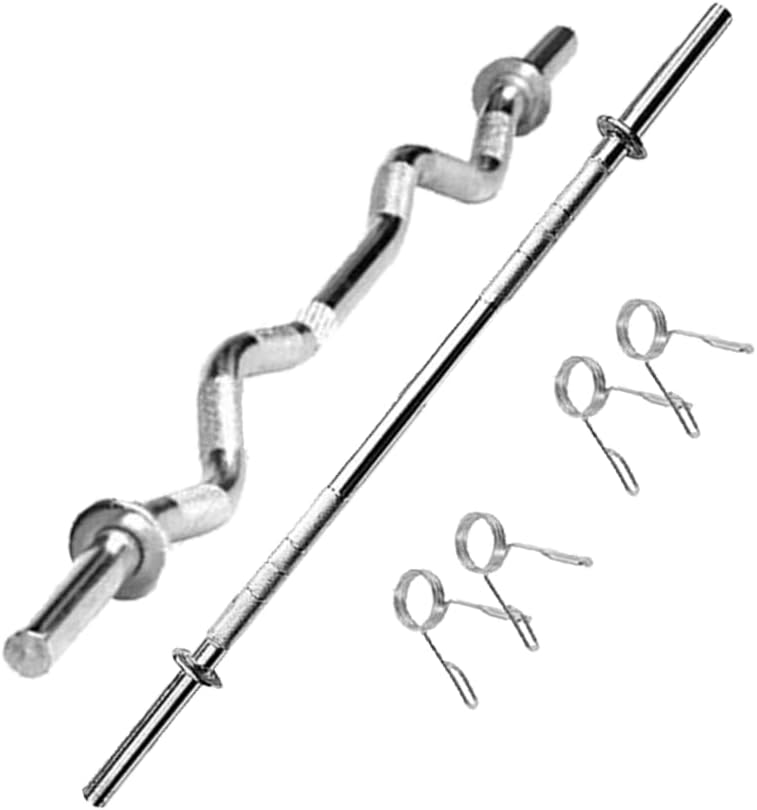 Buy SX Fitness Weight Lifting Rod, Gym Bar, Chrome Plated Steel Gym Rod ...