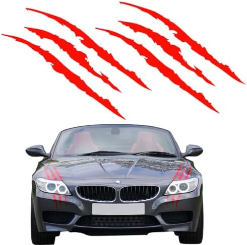 Amazon.com - 2PCS Claw Mark Decals for Cars, Car Headlight Decoration ...