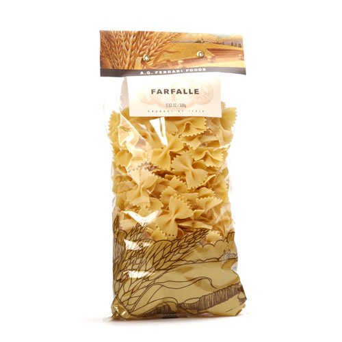 Amazon.com : A.G. Ferrari Foods Farfalle from Naples : Bow Tie Pasta ...