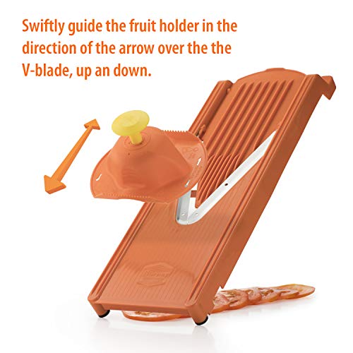 Swissmar Borner V-1001 V-Slicer Plus Mandoline 5 Piece Set (Orange ...