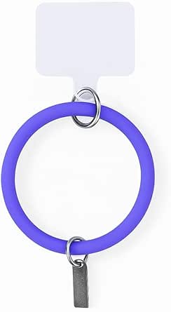 Silicone Loop Lanyard with Phone Holder – Universal Mobile Strap with ...