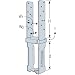 Amazon.com: 12 Pack Simpson Strong Tie CBSQ44-SDS2 4x4 Post Standoff ...