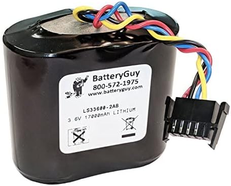 Amazon.com: BatteryGuy 1756-BATA Replacement 3.6V 17000mAh Lithium PLC ...