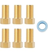 Amazon.com: Brass Pipe Fittings, SUNGATOR 1/2 Inch Male x 1/2 Inch ...