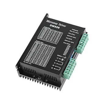INVENTO 1Pcs DM556 Digital Stepper Motor Controller Driver 2-Phase 24V - 50V 5.6A 256 ...