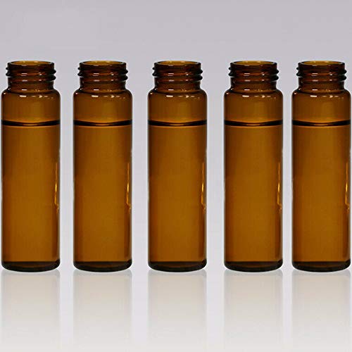 National Scientific B7800-1A, Amber Vial, Teflon Cap, 2ml, 8-425 Cap ...
