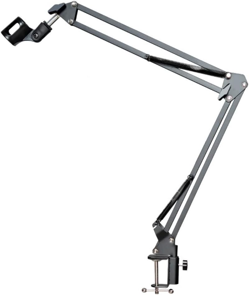 Microphone Boom Stand, Boom mic arm,Adjustable Desktop Suspension Boom ...