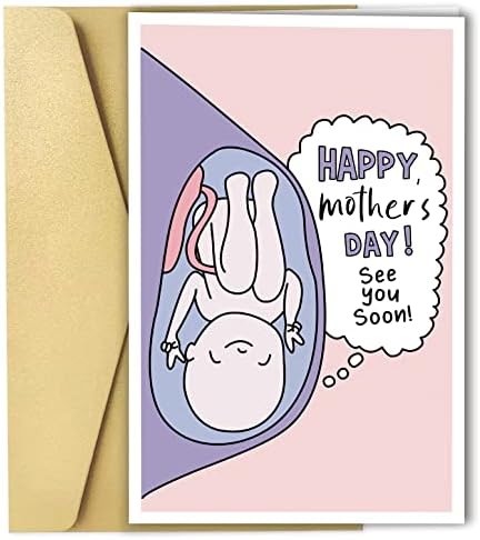 Amazon.com : Spercy Mom to be Mothers Day Card, First Mothers Day Card ...