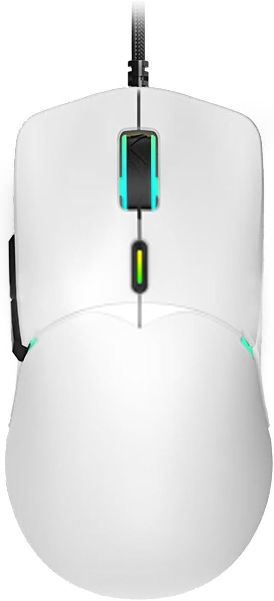 ZIDLI M80 RGB Gaming Mouse - 8800 DPI - Superlight 69G (White): Buy ...