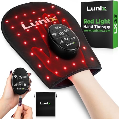 Amazon.com: Lunix LX23 Red Light Therapy for Hand, 50 Triple Chips LED ...