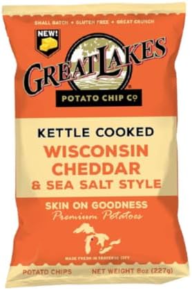 Amazon.com: Family Size Great Lakes Potato Chips - Pack of 4 (14oz ...
