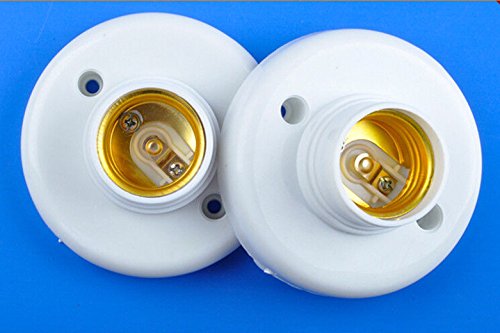 Amazon.com: OY Useful E27 Round Plastic Base Screw Light Bulb Lamp ...