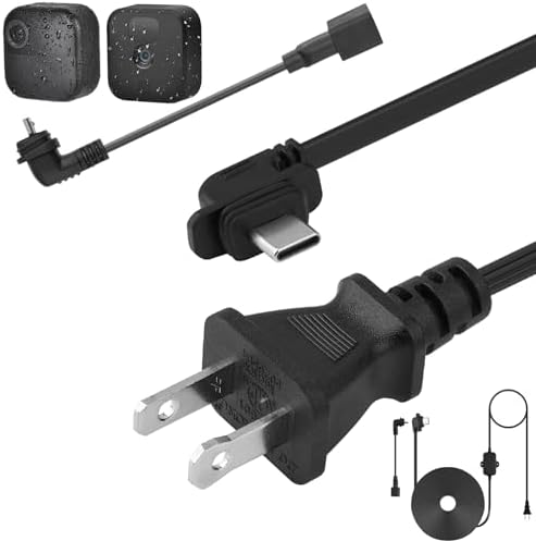 Amazon.com: UYODM 20Ft/6m Power Cord with Plug Compatible with Blink ...