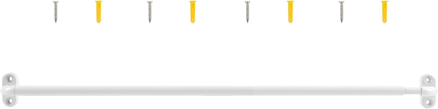 Amazon.com: TYRON 1 Pack Screwed Sash Curtain Rod Adjustable 18-30 Inch ...